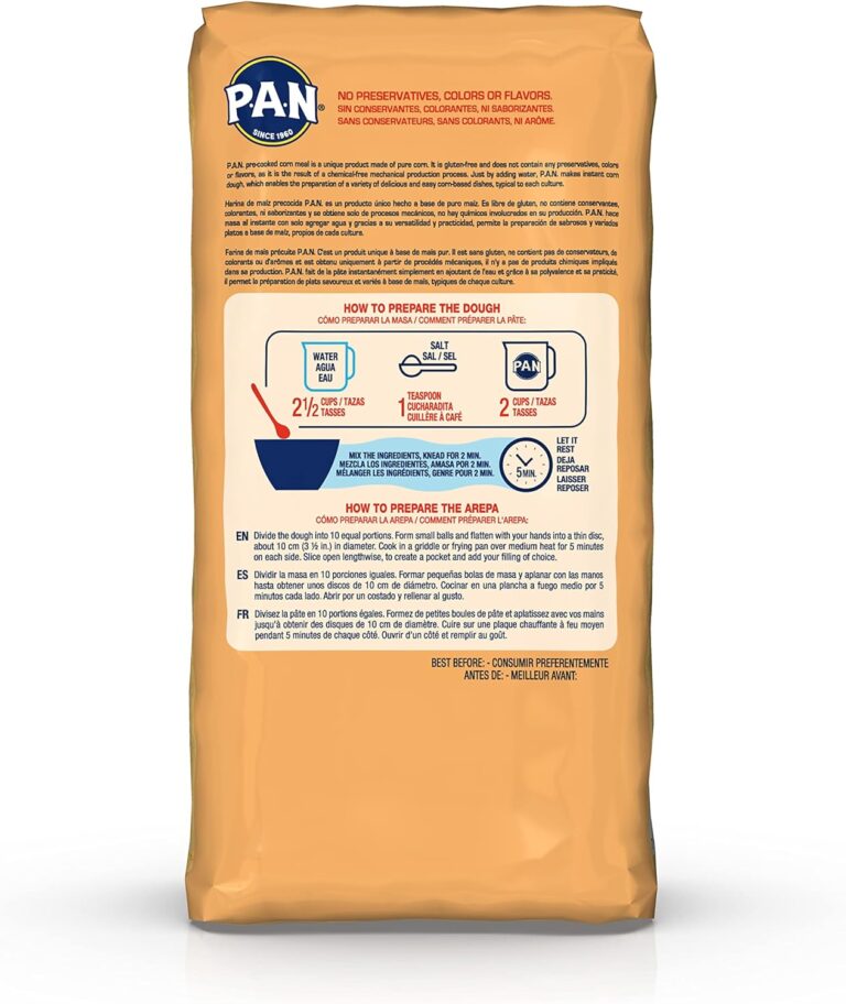 Arepa flour 1 kg PAN (precooked Yellow corn flour) - Poblano ...