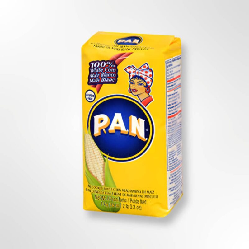 PAN Arepa Flour 1kg | Precooked White Corn Flour - Poblano Distribution ...